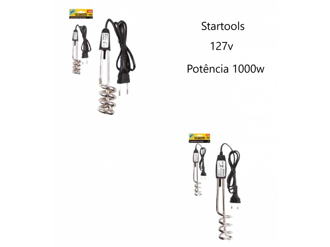 AQUECEDOR DE AGUA 1000W 110V STARTOOLS AR0375